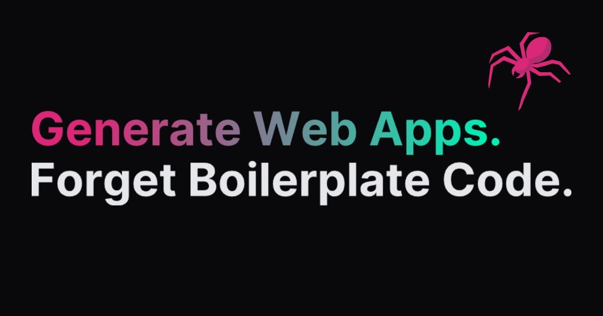 .NET (C#) Web App Boilerplate Code Generator | Spiderly